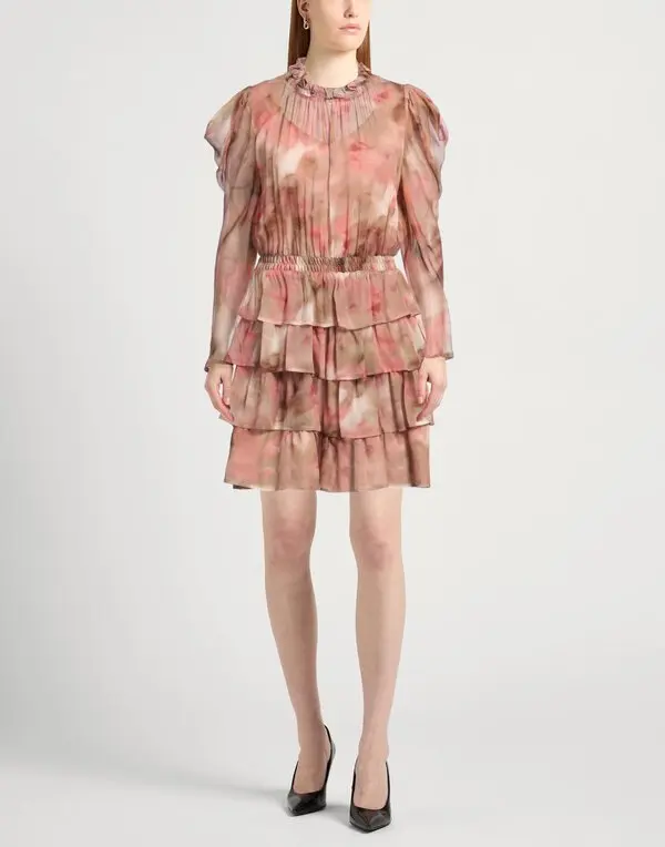 DONDUP Mini Flared Tie-dyed Dress