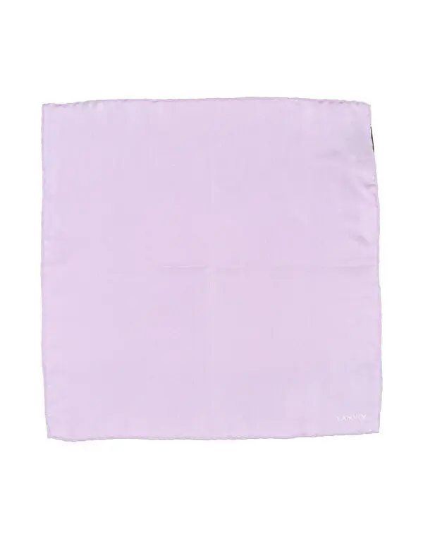 LANVIN Silk Pocket Square - Purple
