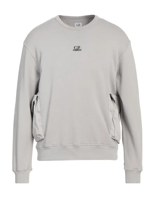 C.P. COMPANY Light Cotton Sweatshirt - Grey