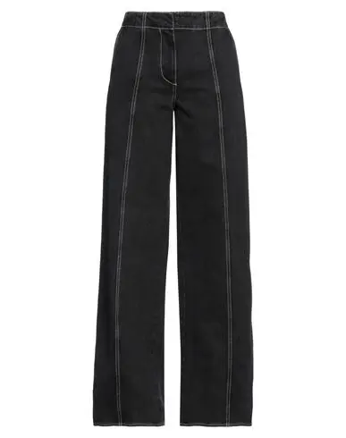 Sunnei High Waisted Wide Leg Jeans