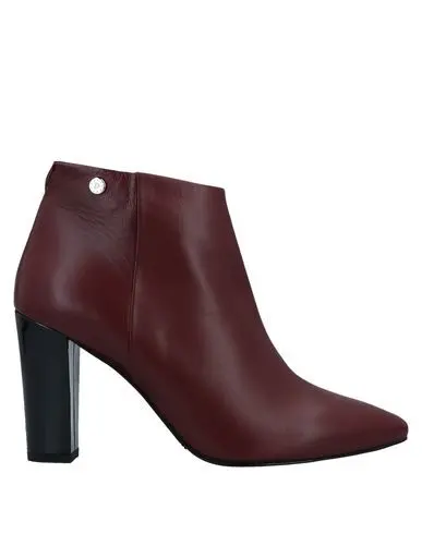 POLLINI Leather Ankle Boots