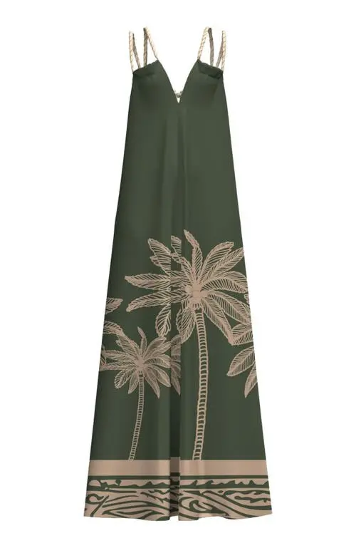 DIARRABLU Jwana Maxi Dress - Coria Olive