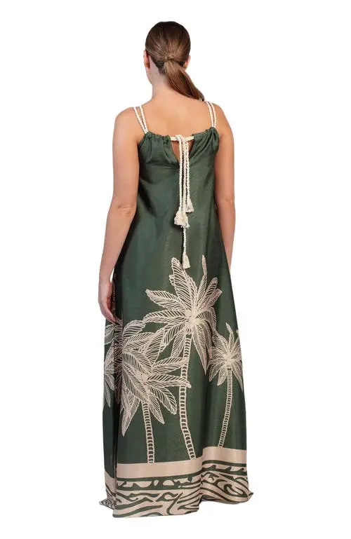 DIARRABLU Jwana Maxi Dress - Coria Olive