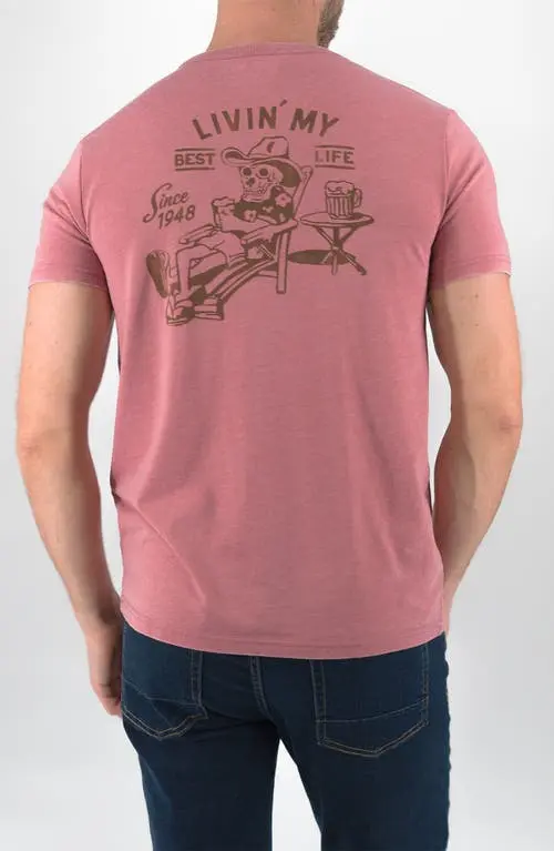 DEVIL-DOG DUNGAREES Livin' My Best Life Graphic T-shirt