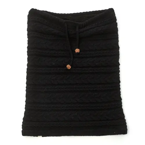 NIRVANNA DESIGNS Lou Neckwarmer - Black