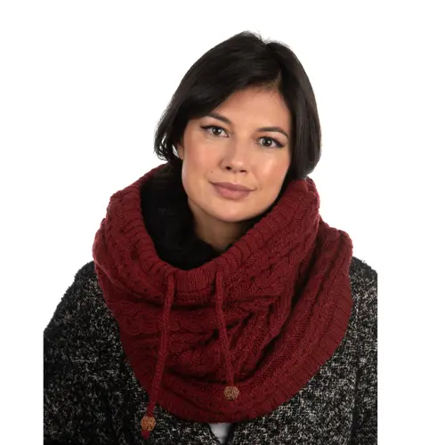 NIRVANNA DESIGNS Lou Neckwarmer - Charcoal