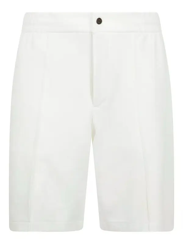Emporio Armani Straight-leg Shorts - White