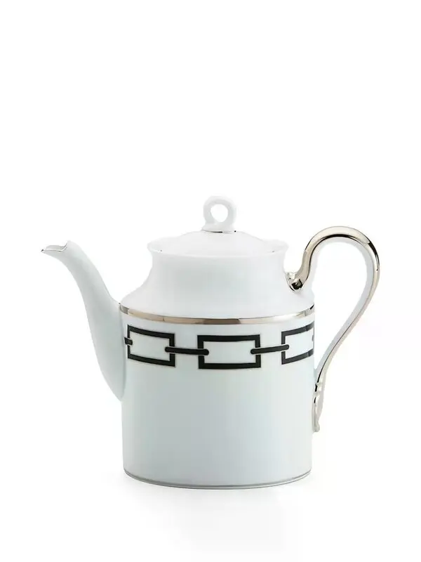 GINORI 1735 Catene Porcelain Teapot - White