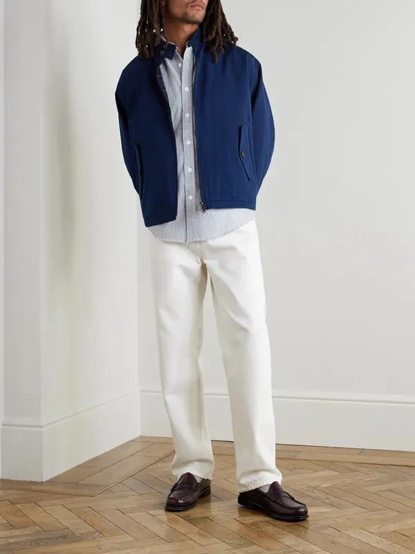 FRIZMWORKS Og Oversized Striped Cotton-blend Seersucker Shirt
