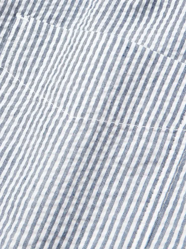 FRIZMWORKS Og Oversized Striped Cotton-blend Seersucker Shirt