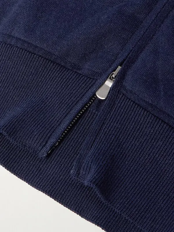 Thom Sweeney Cotton And Cashmere-blend Bomber Jacket