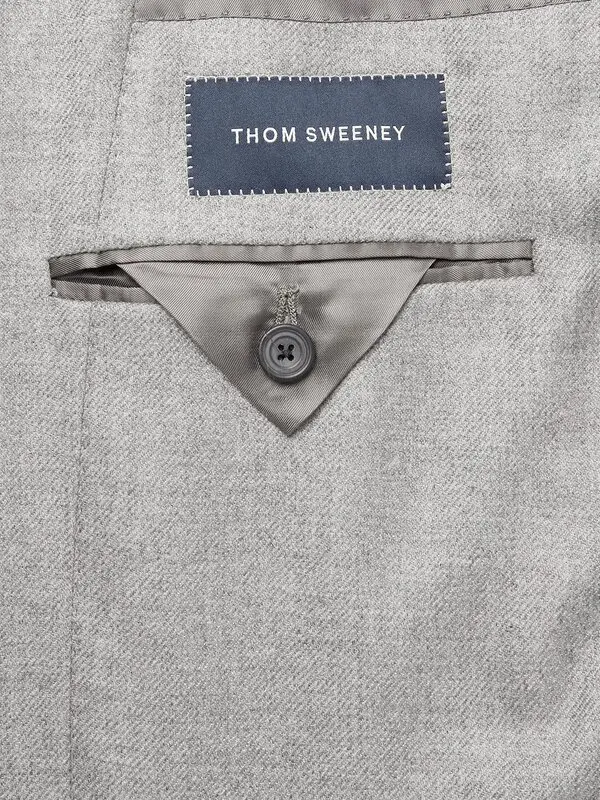 Thom Sweeney Wool-twill Blazer