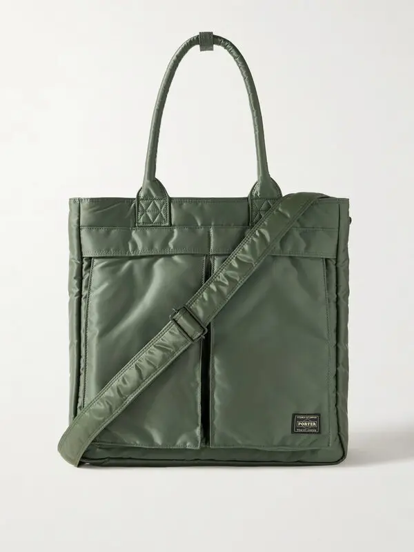 PORTER-YOSHIDA & CO Tanker Nylon-twill Tote Bag - Green