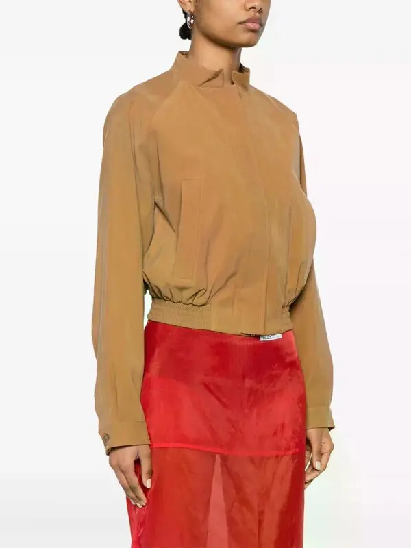 Gcds Cropped Tailoring Bomber Jacket