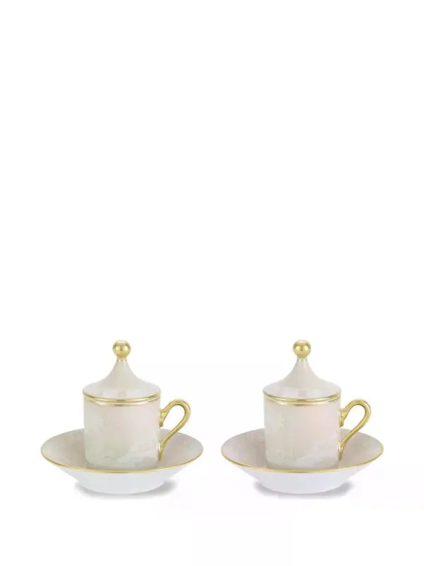 GINORI 1735 Oriente Italiano Coffee Set - Neutrals