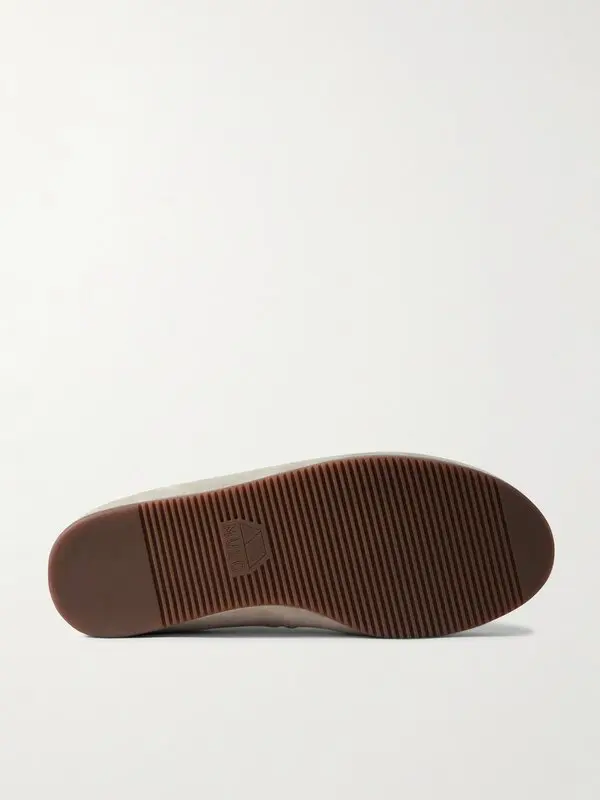 Mulo Suede Loafers - Neutrals