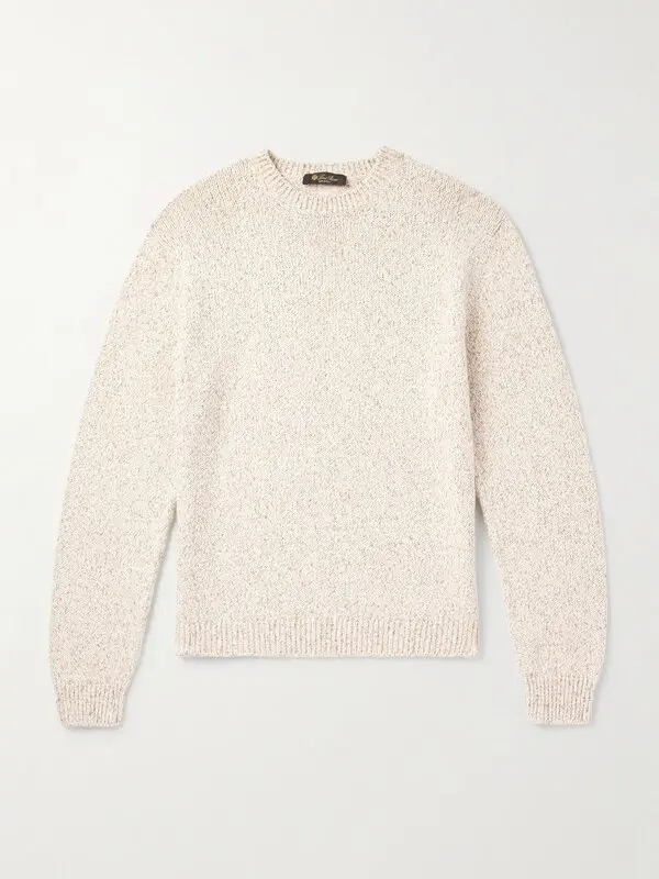 Loro Piana Meina Cotton Sweater - Neutrals