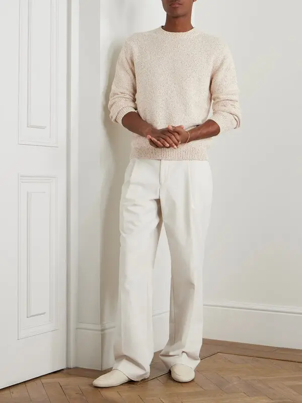 Loro Piana Meina Cotton Sweater - Neutrals