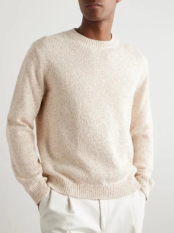 Loro Piana Meina Cotton Sweater - Neutrals