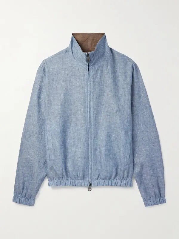 Loro Piana Linen Bomber Jacket