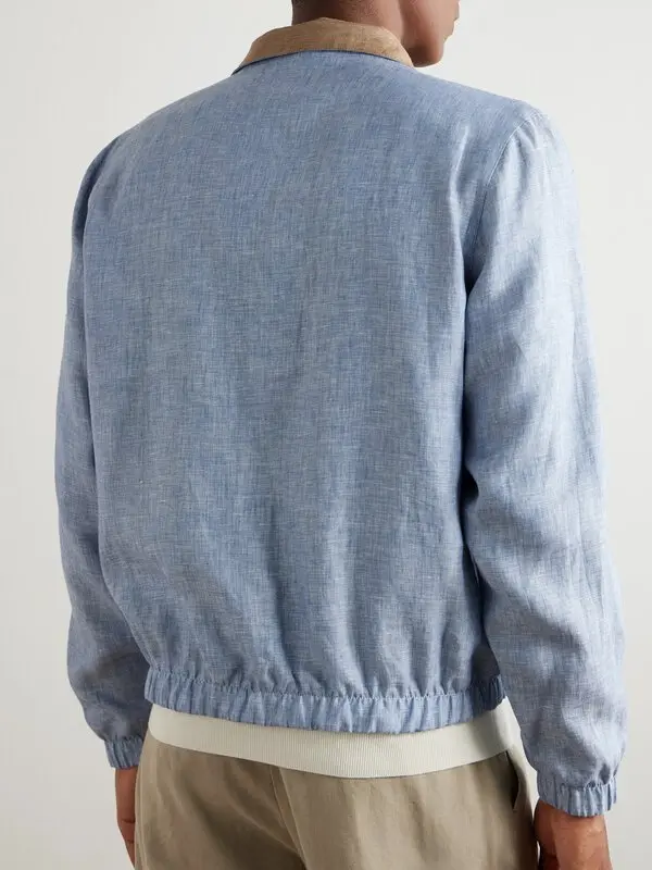 Loro Piana Linen Bomber Jacket