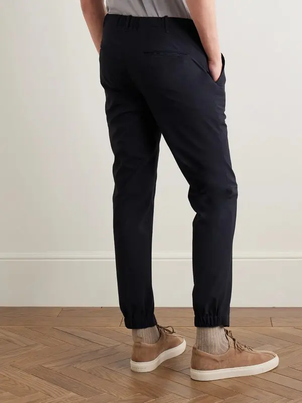 SLOWEAR Teknosartorial Slim-fit Stretch-seersucker Trousers
