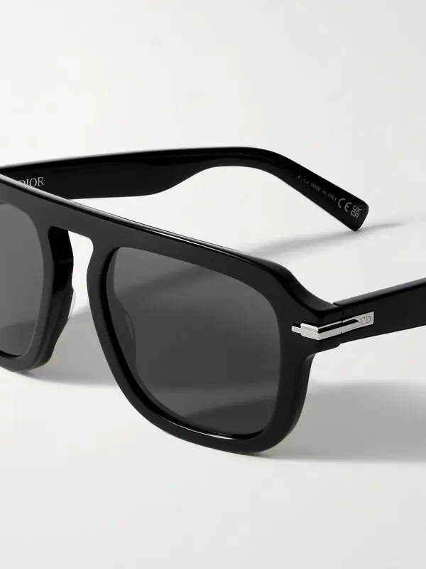 Dior Diorblacksuit S15i Aviator-style Sunglasses - Black