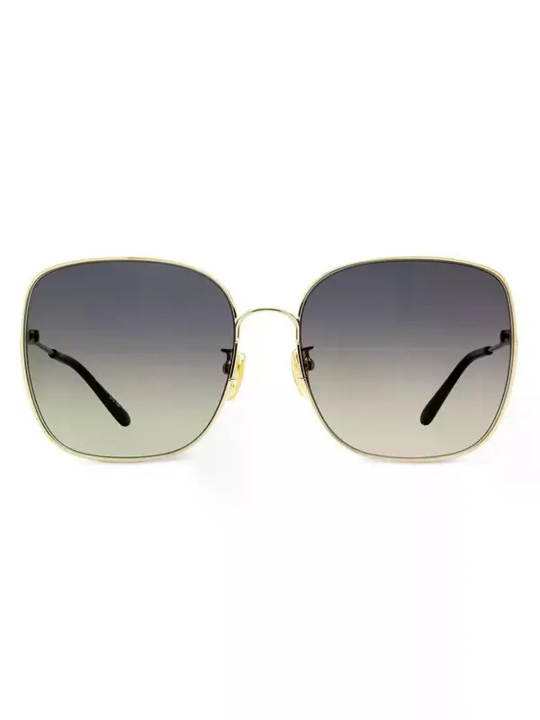 Chloé Square-frame Sunglasses - Gold