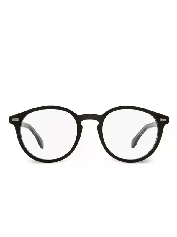 BOSS Round-frame Glasses - Black