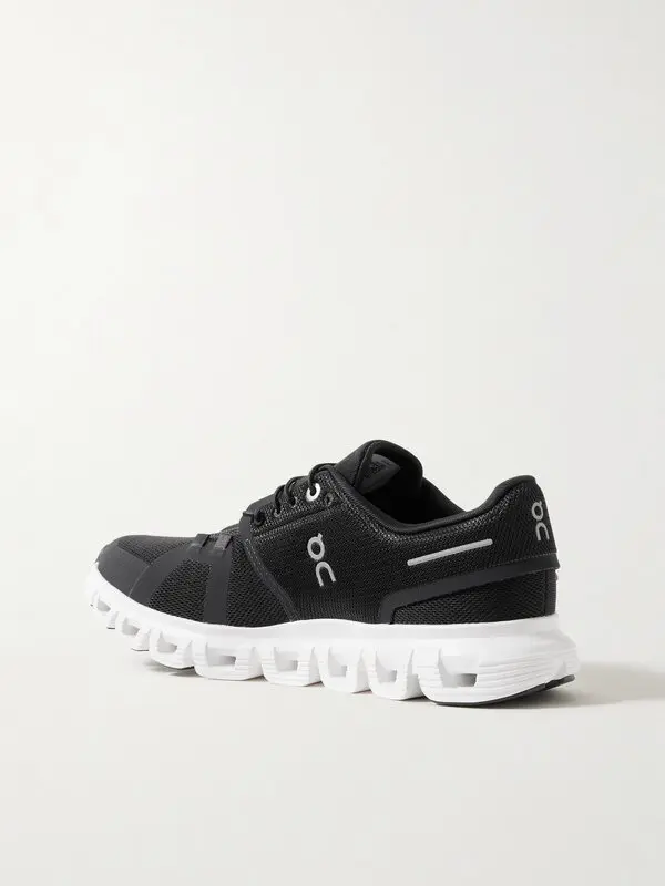 On Cloud 6 Mesh Sneakers - Black