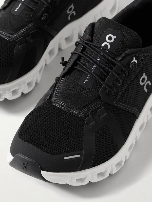 On Cloud 6 Mesh Sneakers - Black