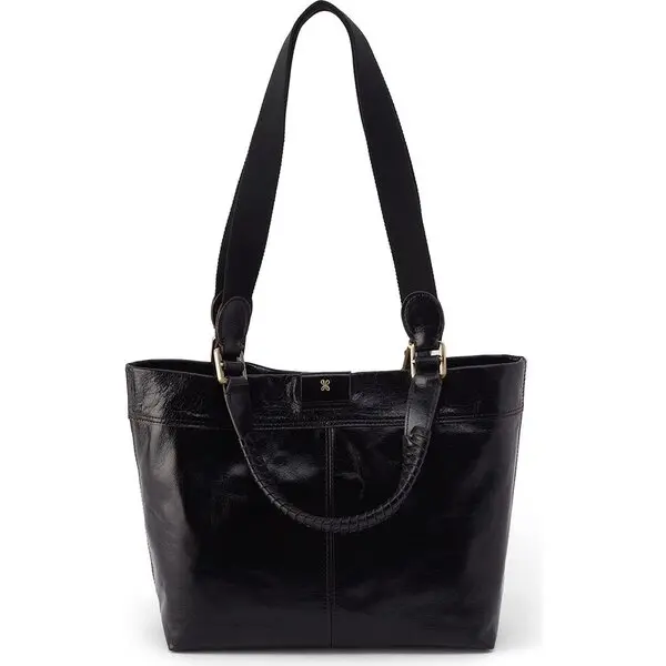 Hobo Medium Romy Leather Tote Bag - Black