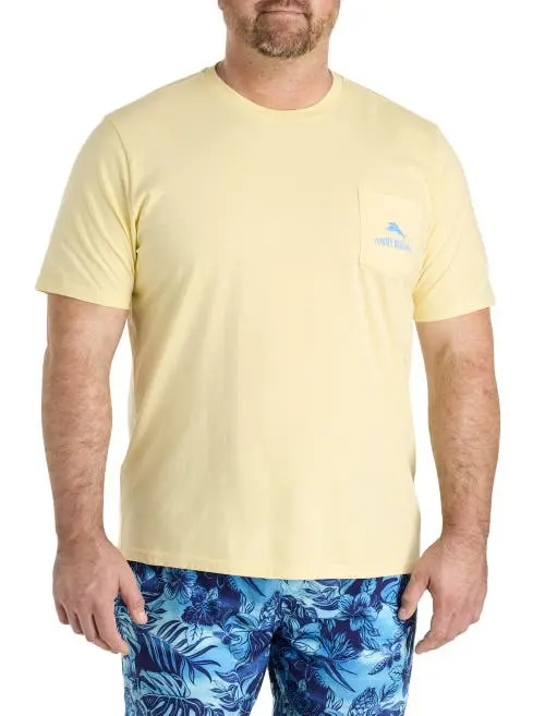 Tommy Bahama Big & Tall Nice Serve Pocket T-shirt