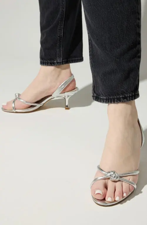 Yosi Samra Kaia Slingback Kitten Heel Sandal