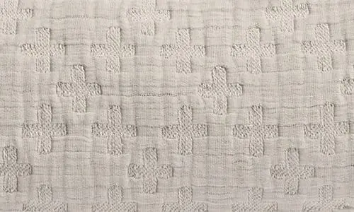 PARACHUTE Desert Cotton Jacquard Coverlet - Bone