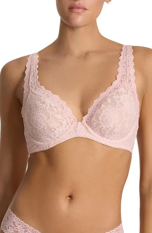 Hanky Panky Apex Signature Lace Underwire Bra - Blushing Rose