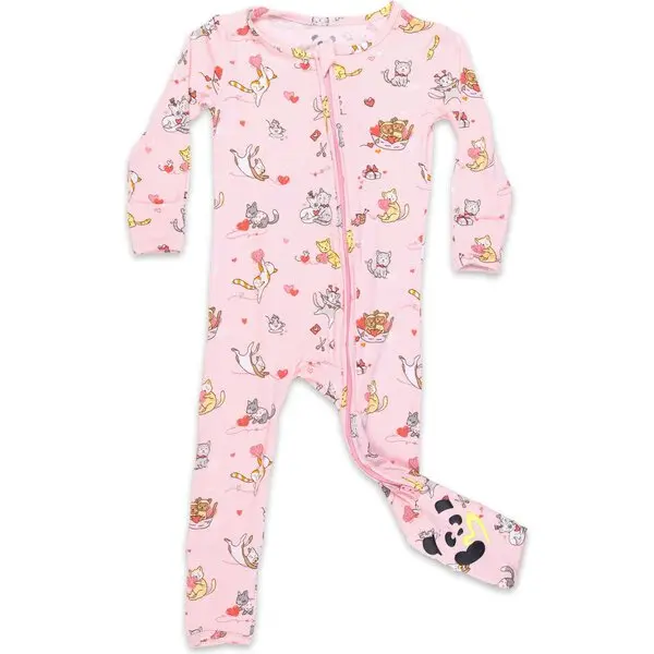 BELLABU BEAR Convertible Footie - Valentines Kittens