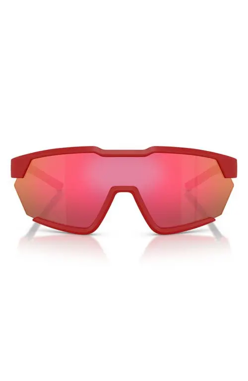 SCUDERIA FERRARI 41mm Irregular Sunglasses - Matte Red