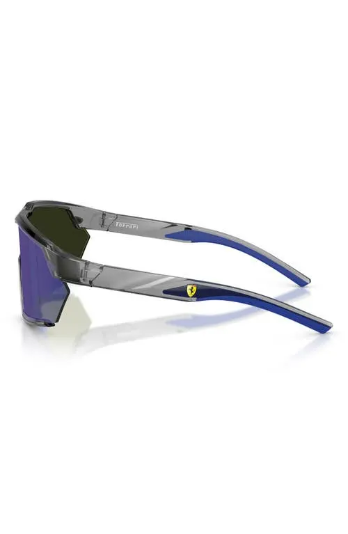 SCUDERIA FERRARI 41mm Irregular Sunglasses - Opal Grey