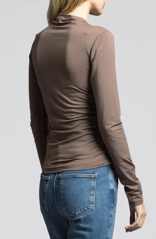 WEEKEND LOS ANGELES Rose Ruched Top - Dark Lilac