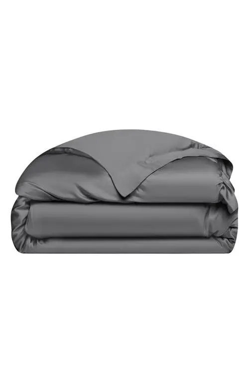 Cozy Earth Wrinkle Resistant Duvet Cover - Charcoal