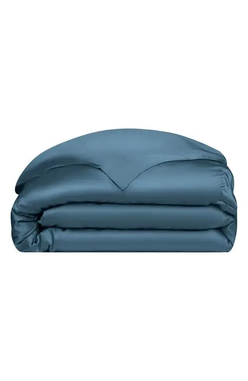 Cozy Earth Wrinkle Resistant Duvet Cover - Pacific Blue
