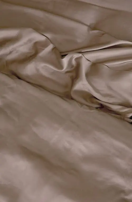 Cozy Earth Wrinkle Resistant Duvet Cover - Walnut