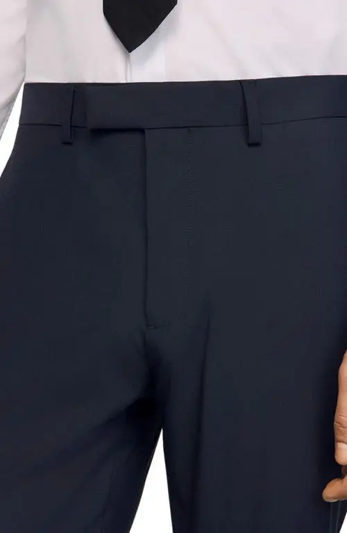 Sandro Wool Suit Trousers - Navy Blue