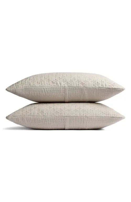 PARACHUTE Desert Set Of 2 Cotton Shams - Bone