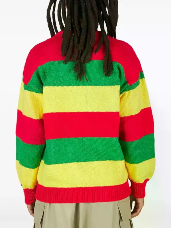 NICHOLAS DALEY Striped Crewneck Sweatshirt