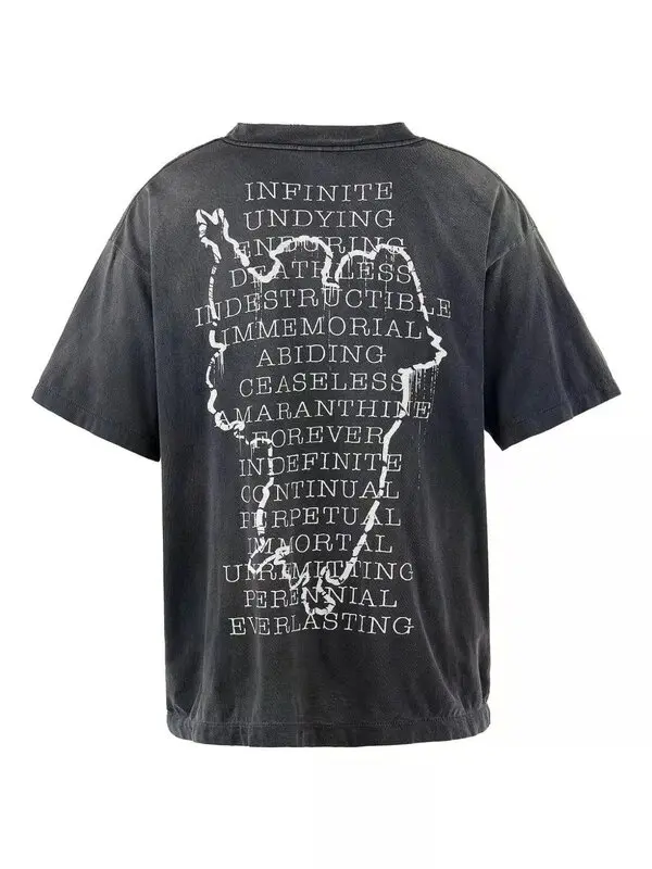 SAINT MXXXXXX Text-print T-shirt