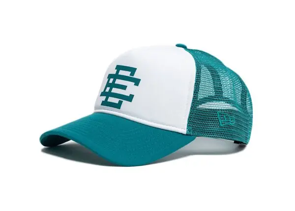 ERIC EMANUEL Ee Trucker Hat - Teal/white