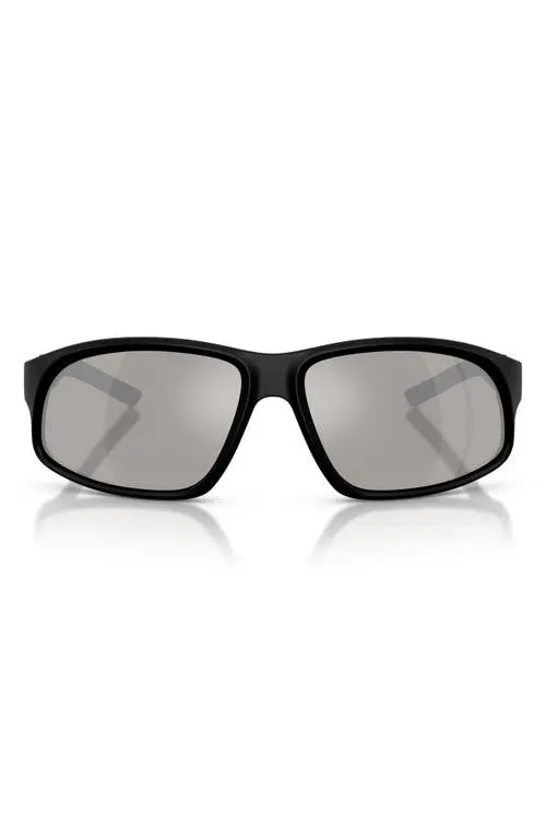 SCUDERIA FERRARI Oversize Irregular Sunglasses - Matte Black