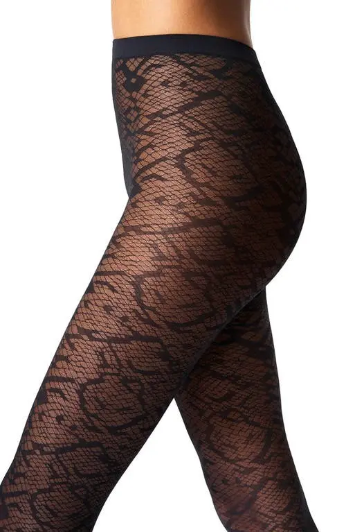 Wolford Snakeskin Print Tights